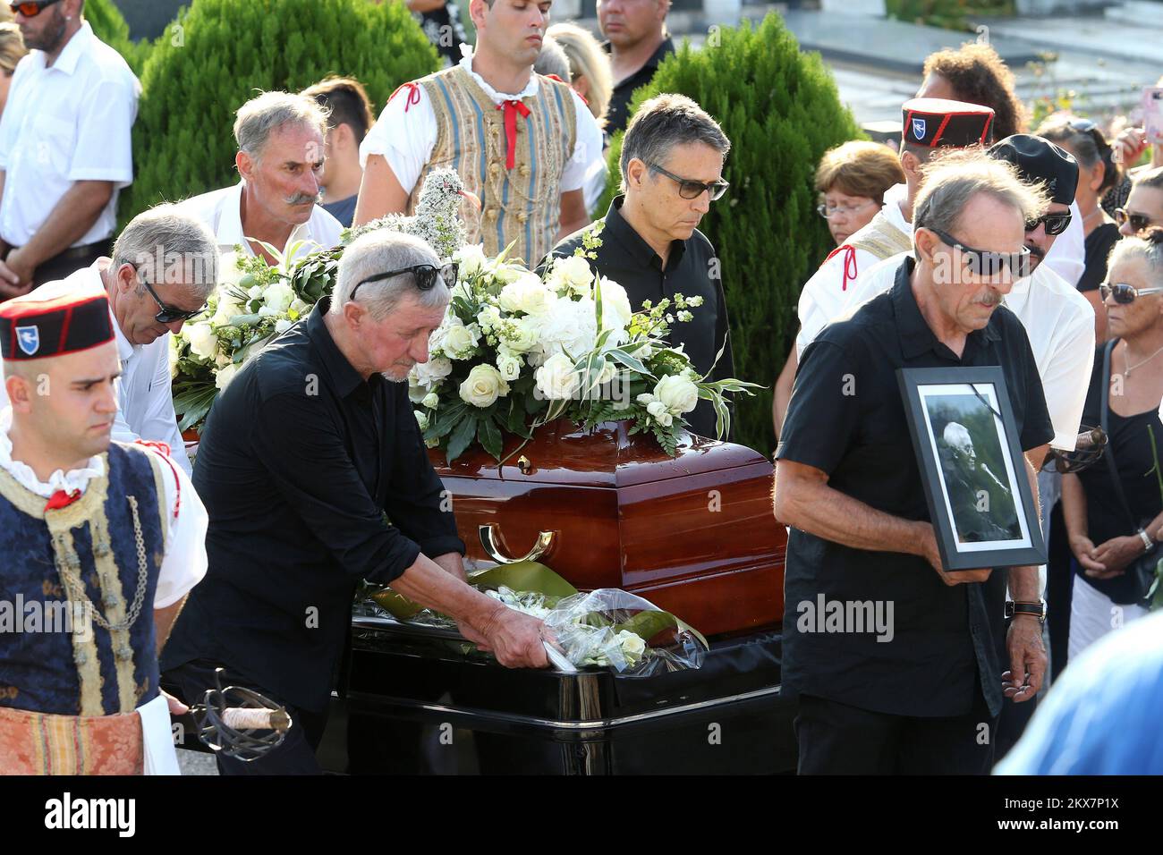 01.08.2018., Vela Luka, Croatia - Family, friends, associates and fans ...