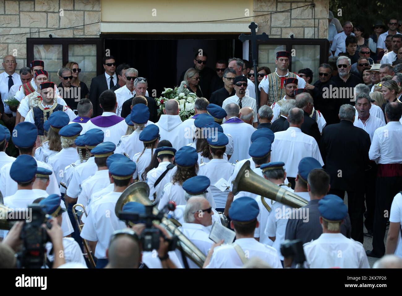 01.08.2018., Vela Luka, Croatia - Family, friends, associates and fans ...