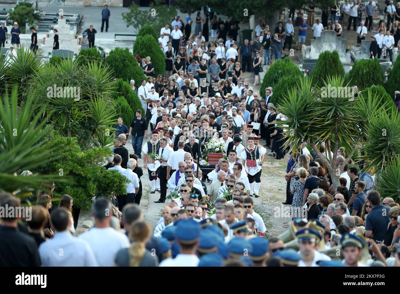 01.08.2018., Vela Luka, Croatia - Family, friends, associates and fans ...
