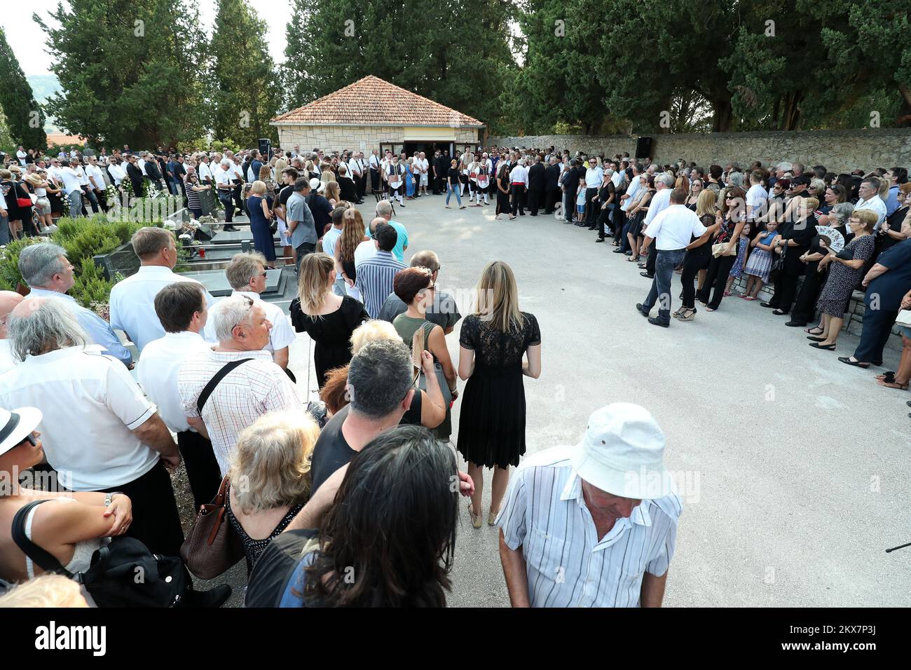 01.08.2018., Vela Luka, Croatia - Family, friends, associates and fans ...
