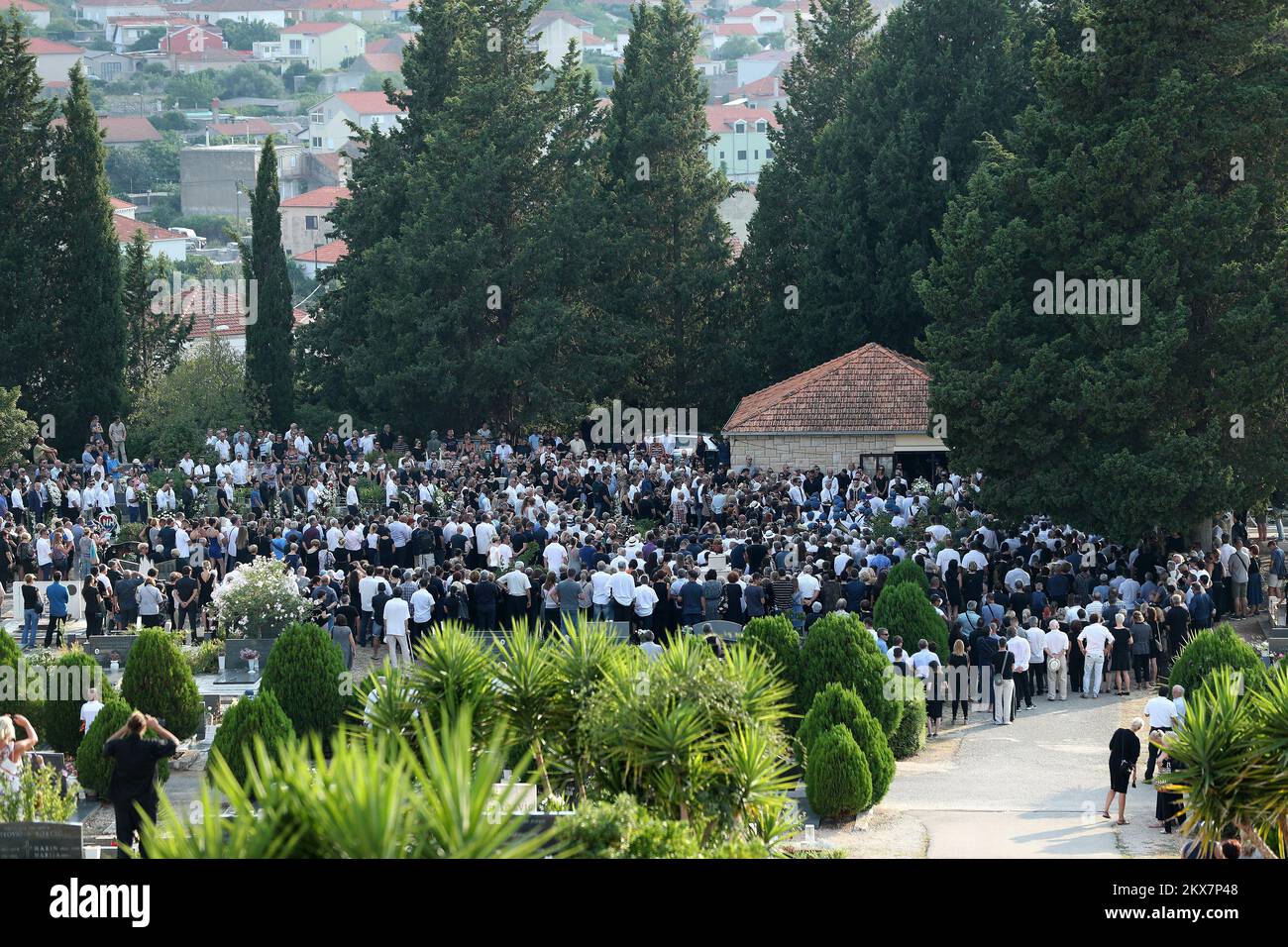 01.08.2018., Vela Luka, Croatia - Family, friends, associates and fans ...