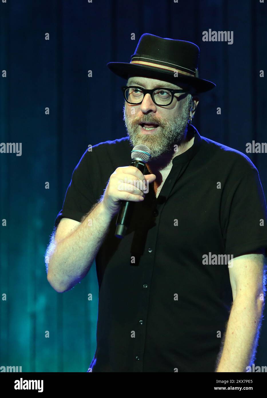 02.08.2018., Sibenik, Croatia - Italian jazz and soul singer Mario ...