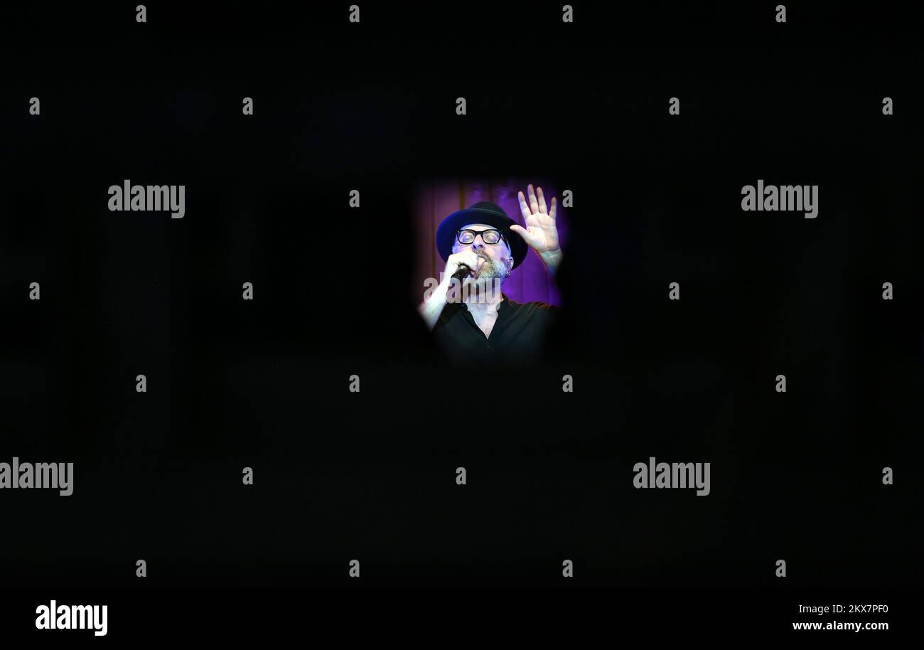 02.08.2018., Sibenik, Croatia - Italian jazz and soul singer Mario ...