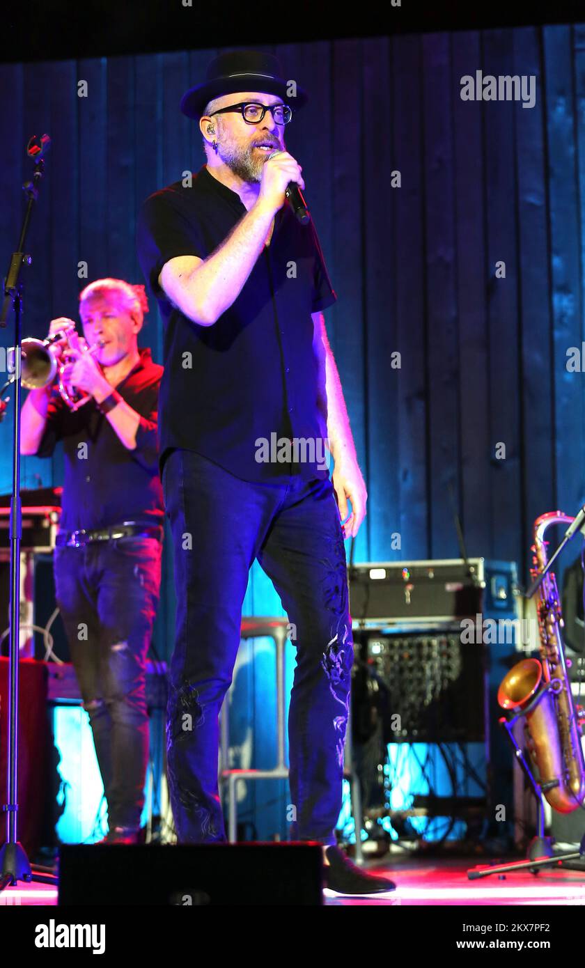 02.08.2018., Sibenik, Croatia - Italian jazz and soul singer Mario ...