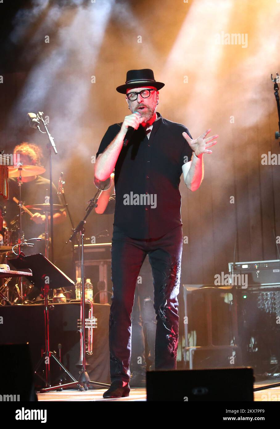 02.08.2018., Sibenik, Croatia - Italian jazz and soul singer Mario ...