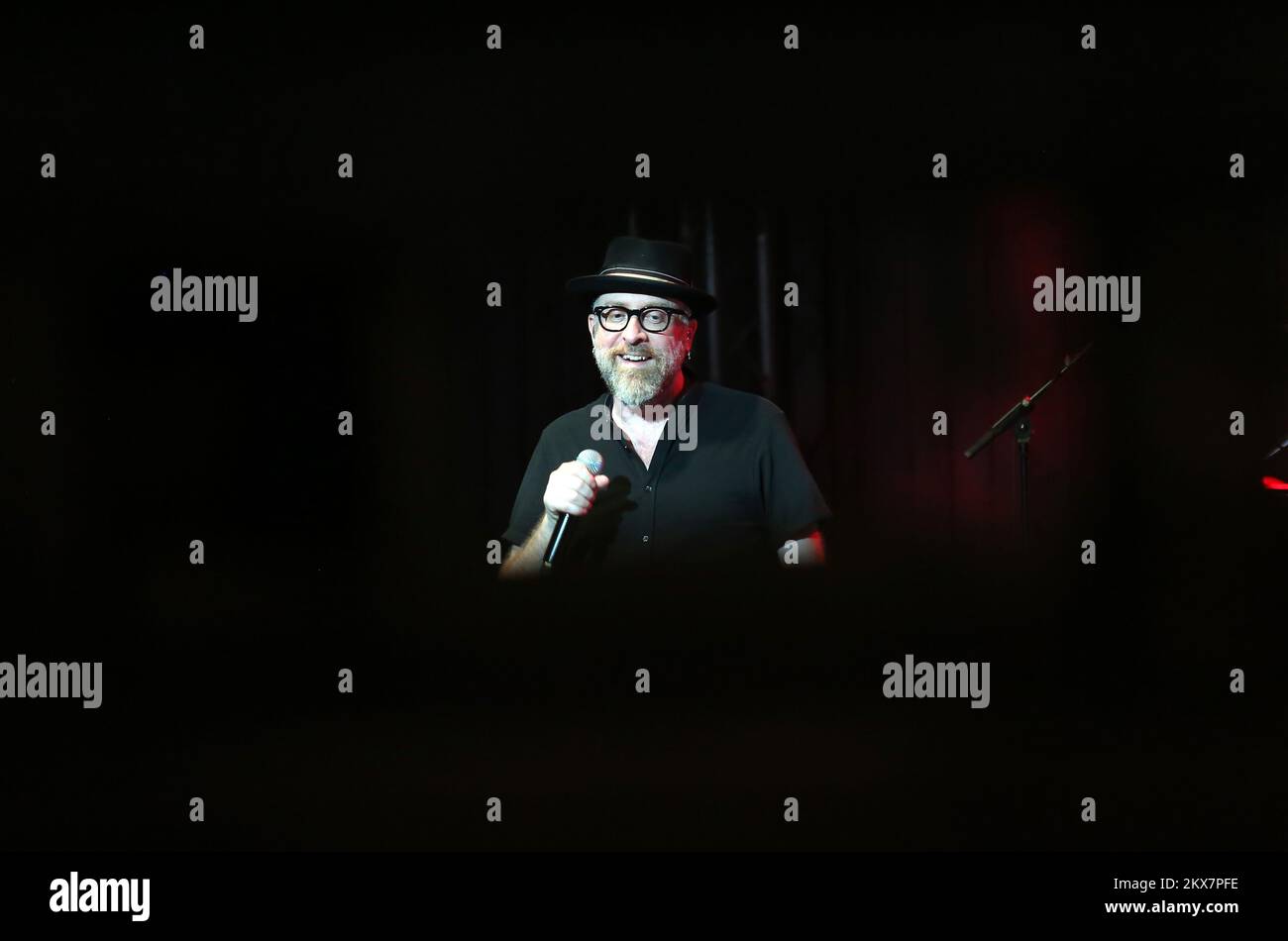 02.08.2018., Sibenik, Croatia - Italian jazz and soul singer Mario ...