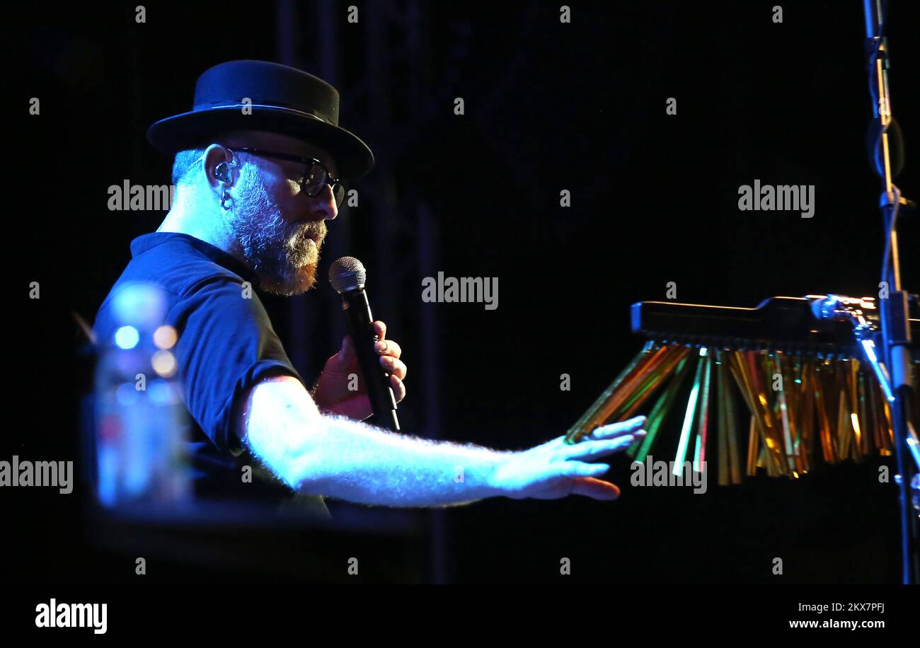 02.08.2018., Sibenik, Croatia - Italian jazz and soul singer Mario ...