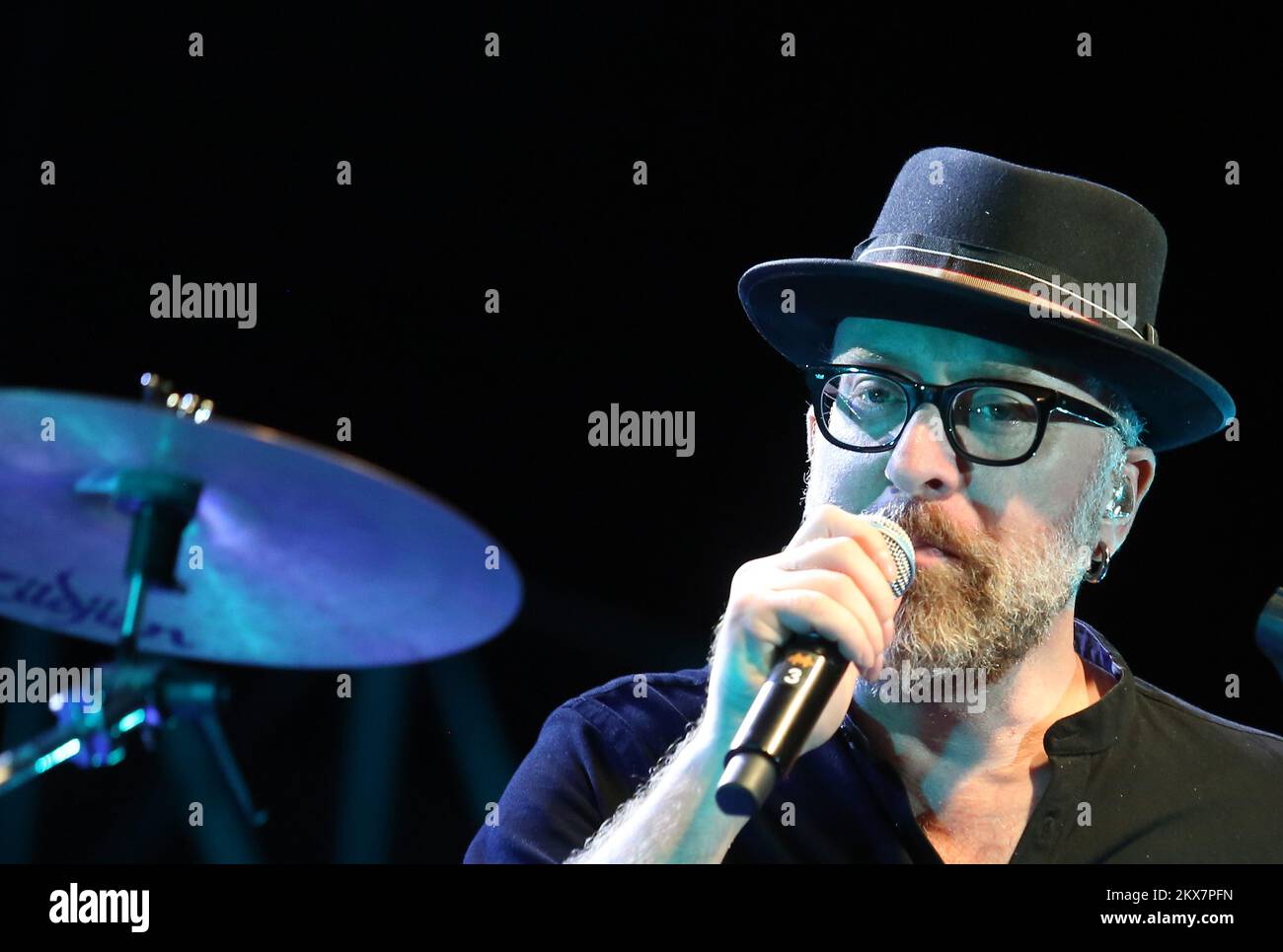 02.08.2018., Sibenik, Croatia - Italian jazz and soul singer Mario ...