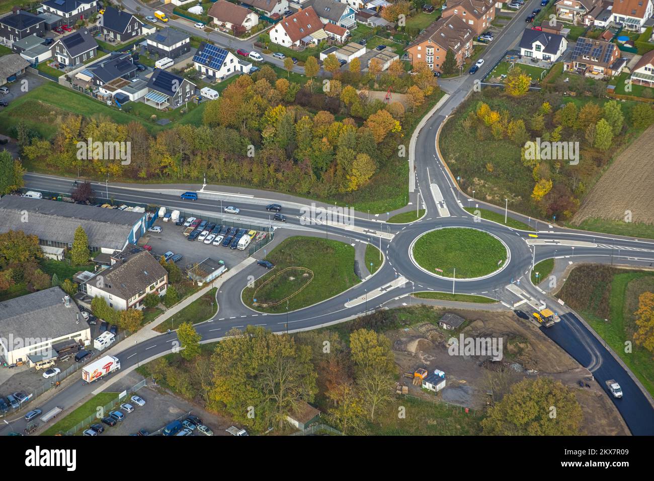 Aerial view, New route for the L821n bypass between Erich-Ollenhauer ...