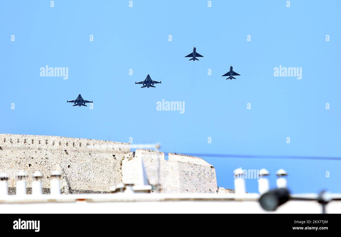 05.08.2018., Knin, Croatia - Knin Fortress became the centre of Croatia ...