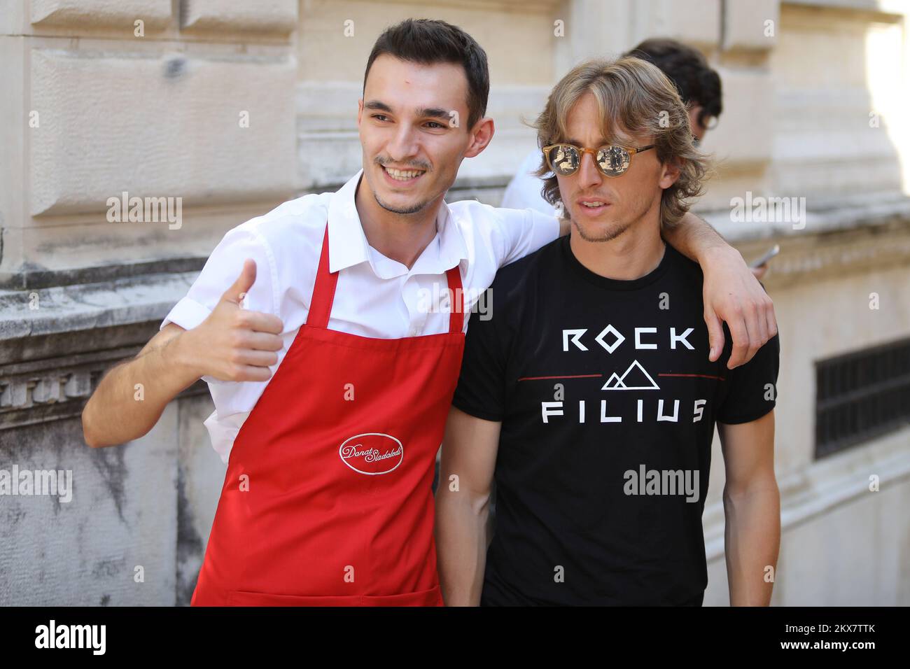 05.08.2018., Zadar , Croatia - Croatian football player Luka Modric ...