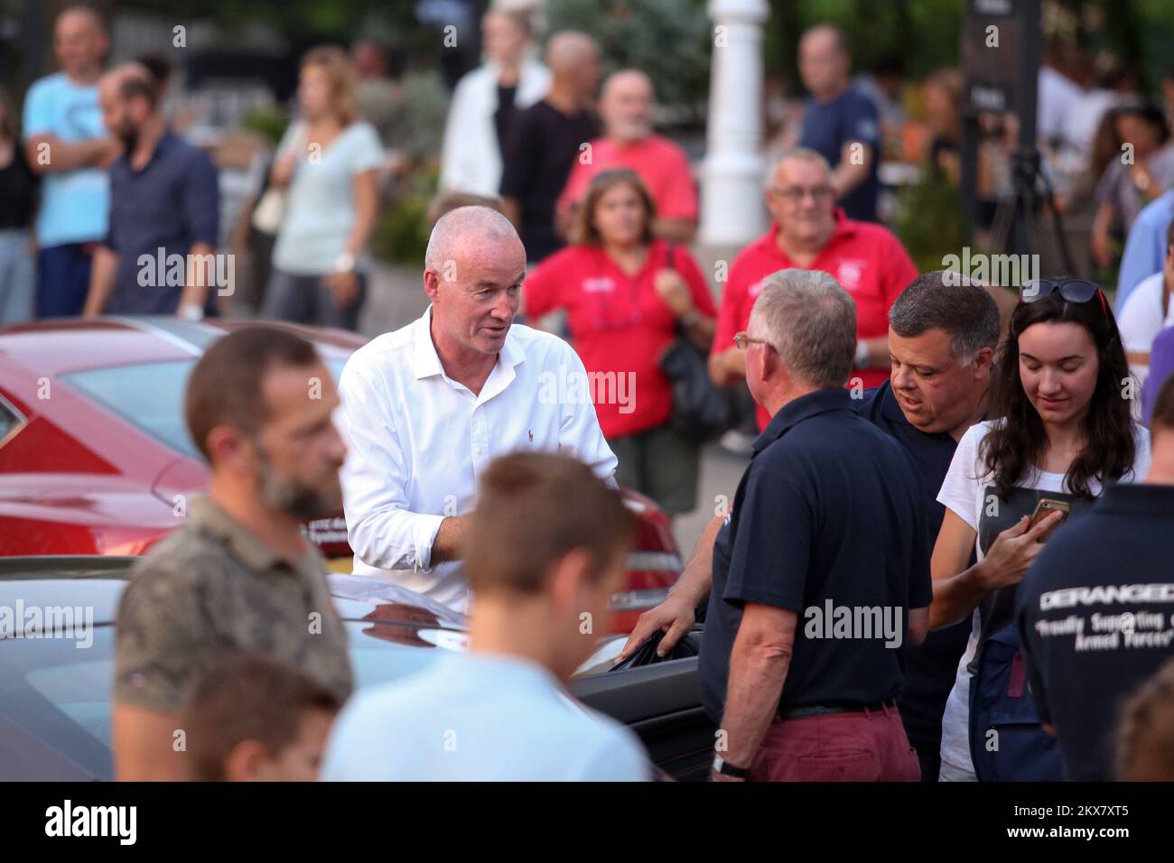 08.08.2018.,Zagreb, Croatia - Rally for Heroes arrived in Zagreb. Rally ...