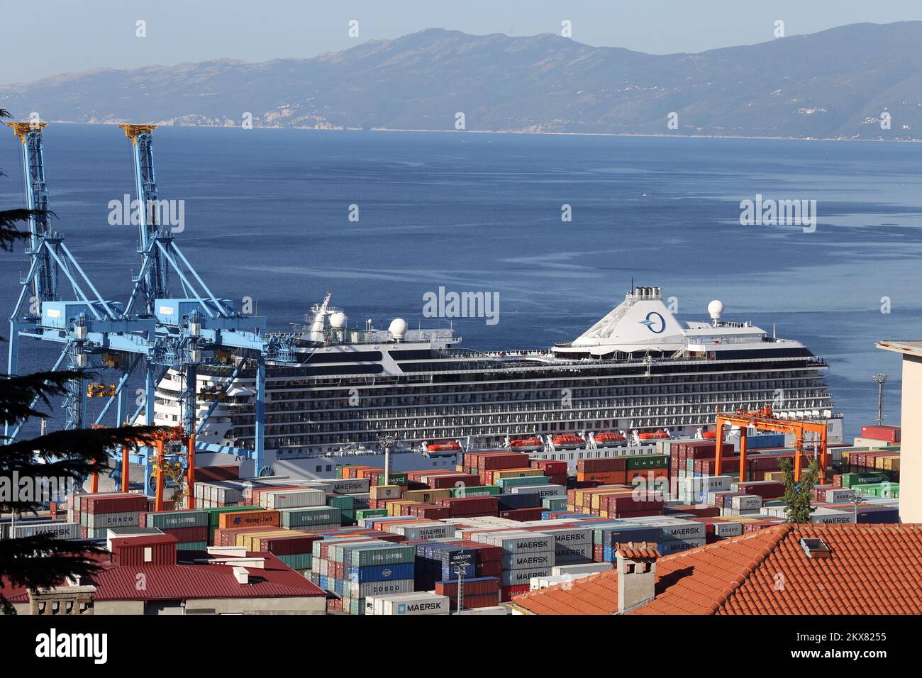 16.08.2018., Rijeka, Croatia - Riviera, ship in Oceania Cruises' fleet ...