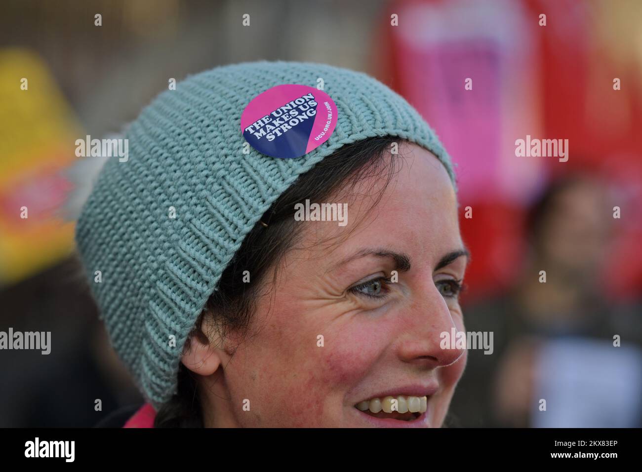 Edinburgh Scotland Uk 30 November 2022 Ucu Strike Rally Takes Place