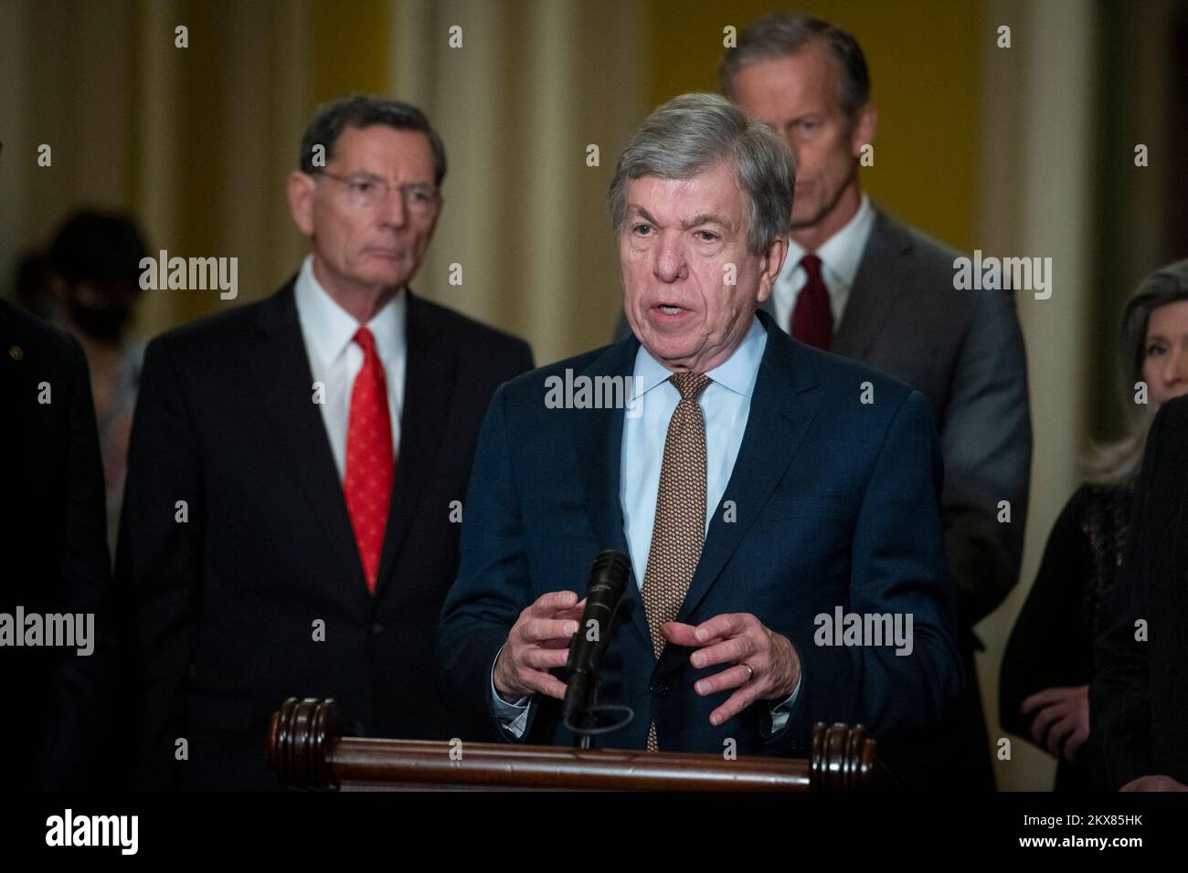 United States Senator Roy Blunt (Republican of Missouri) offers remarks ...
