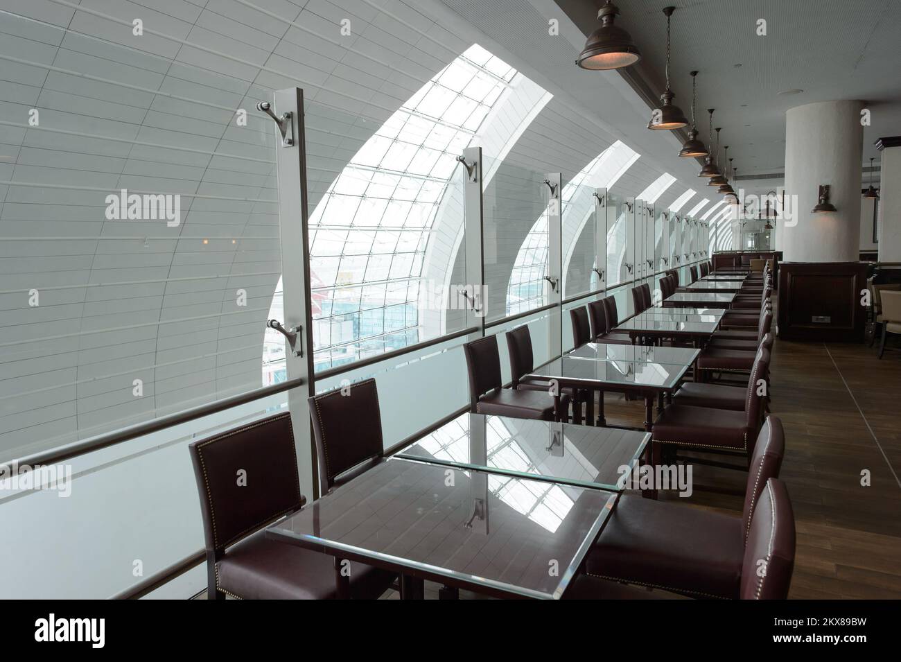DUBAI, UAE - MARCH 10, 2015: DXB airport interior. Dubai International ...