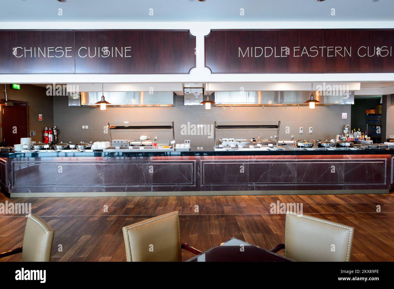 DUBAI, UAE - MARCH 10, 2015: DXB airport interior. Dubai International ...