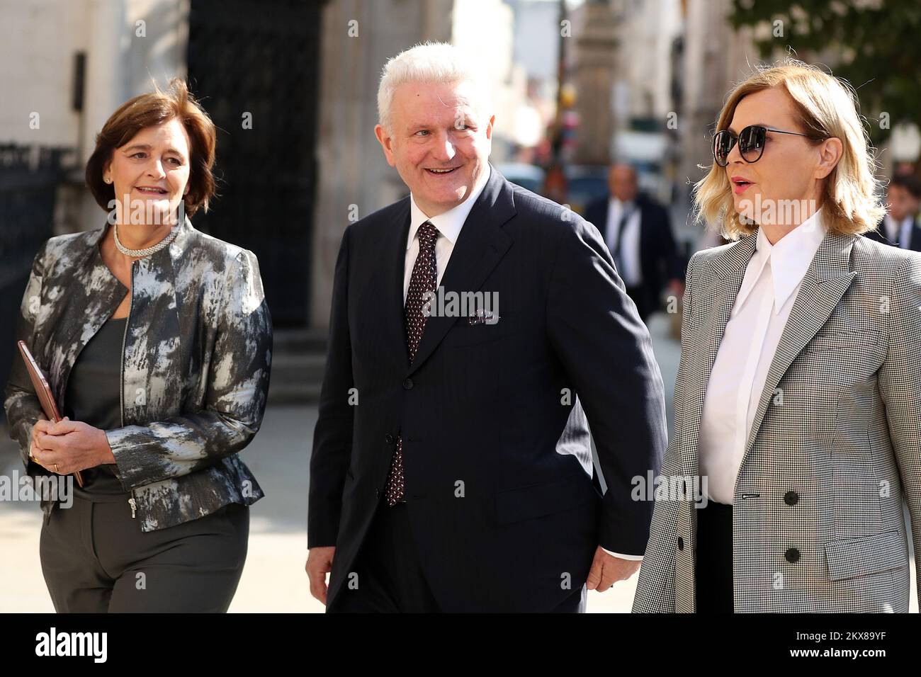 06.09.2018., London - Ivica Todoric and his lawyer's team Jadranka ...