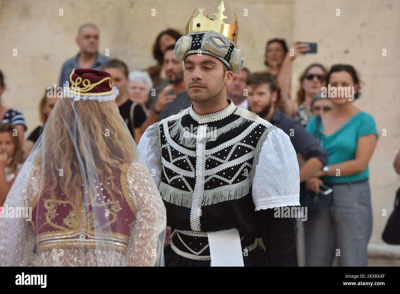 08.09.2018., Sibenik, Croatia -International Medieval Fair.Travel back ...