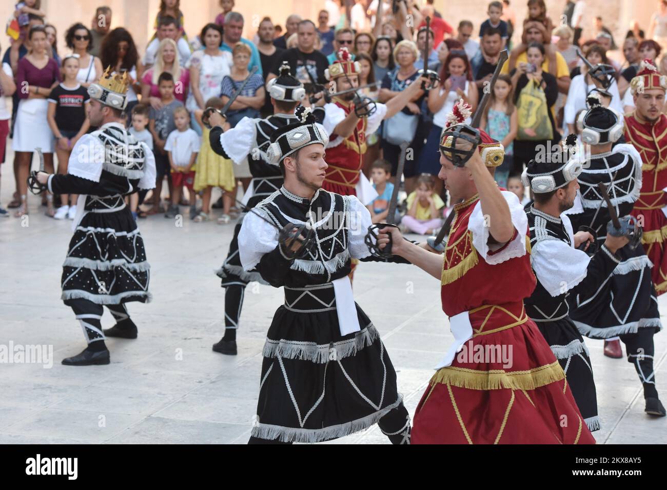 08.09.2018., Sibenik, Croatia -International Medieval Fair.Travel back ...