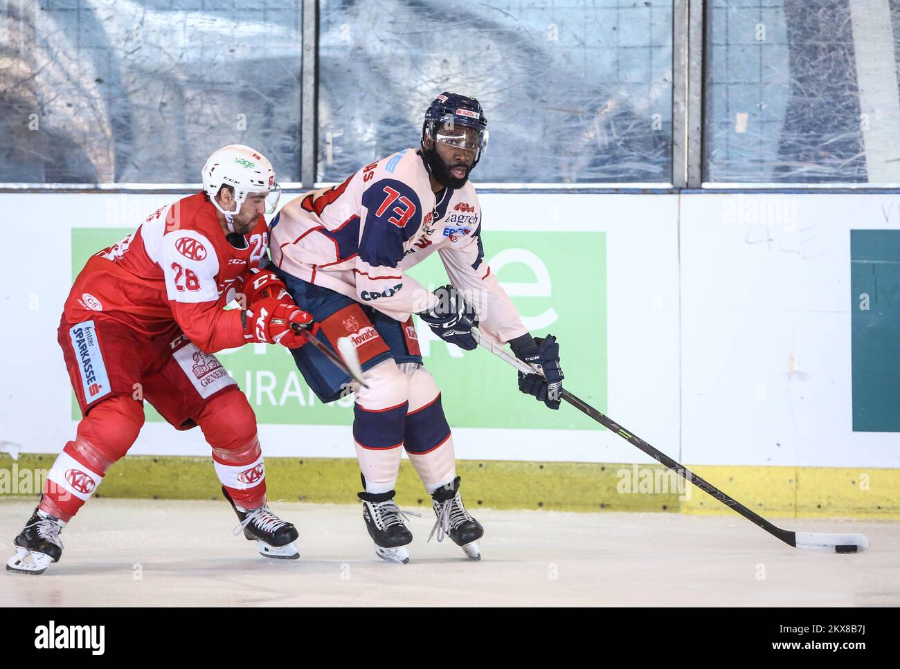 09.09.2018., Zagreb - Friendly ice hockey matchg between KHL Medvecak ...