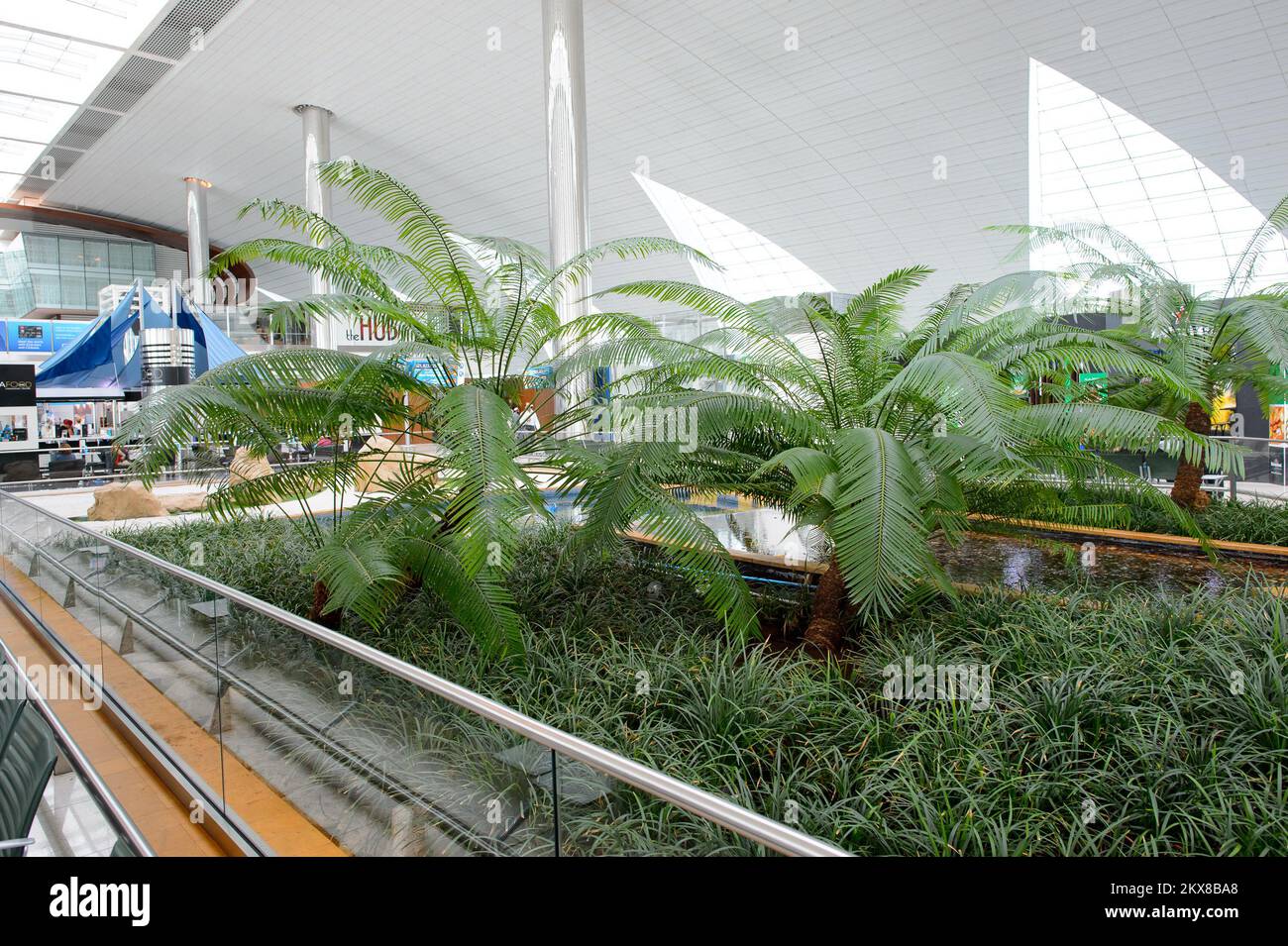 DUBAI, UAE - MARCH 10, 2015: DXB airport interior. Dubai International ...