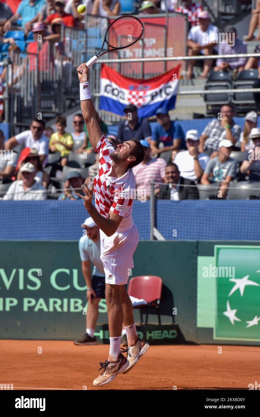 16.09.2018., Zadar, Croatia - Davis Cup semi-final, Croatia vs United ...