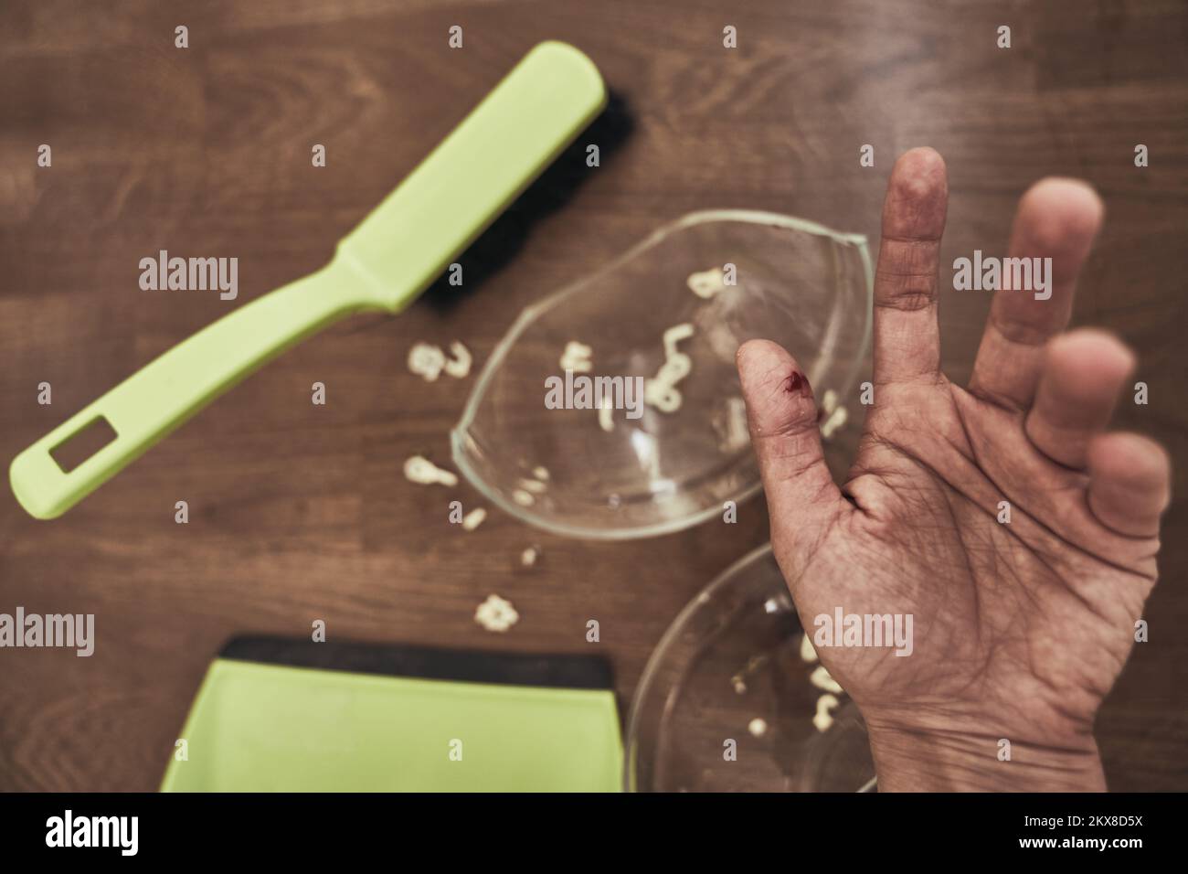 Broken glass blood hi-res stock photography and images - Alamy