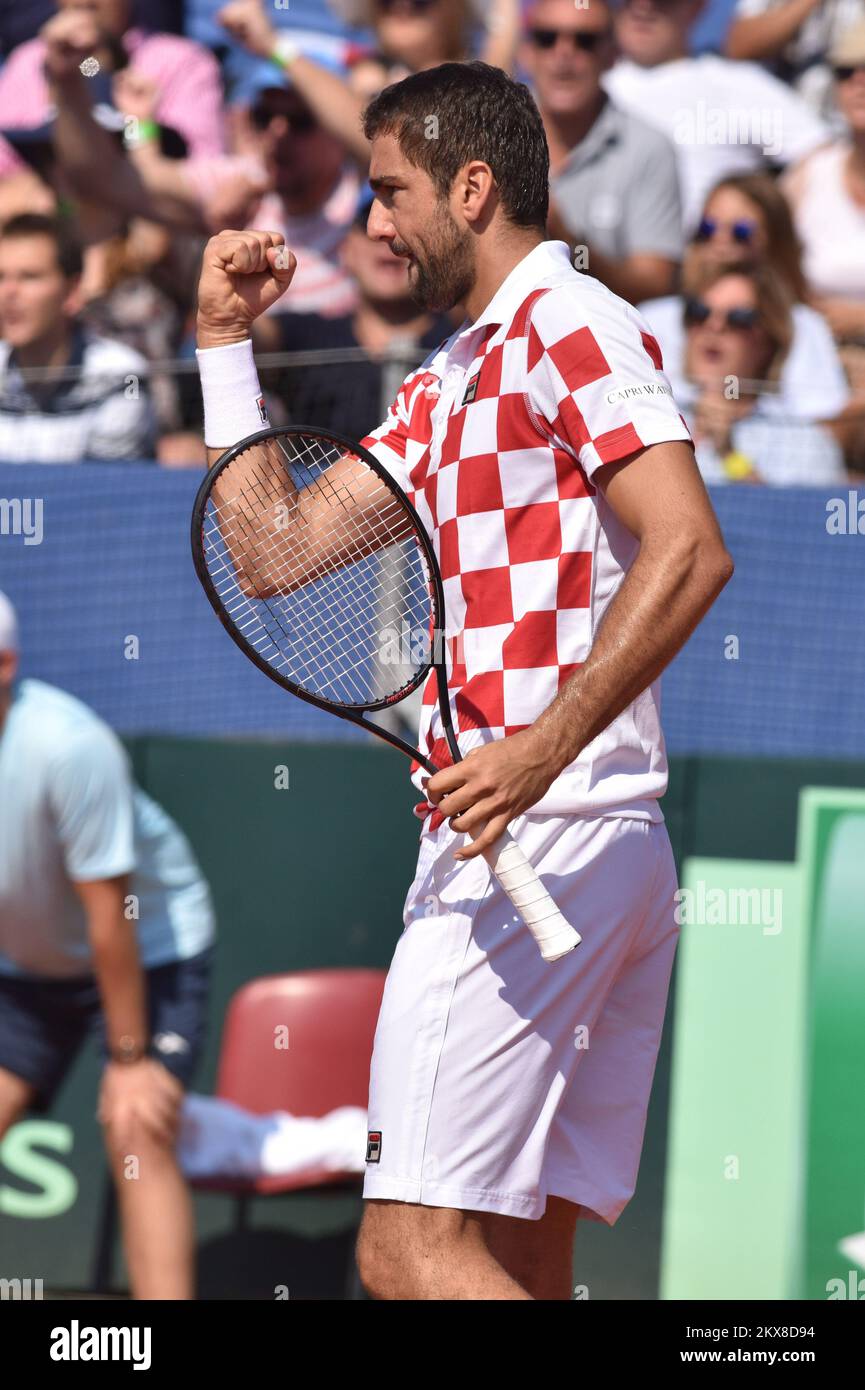 16.09.2018., Zadar, Croatia - Davis Cup semi-final, Croatia vs United ...