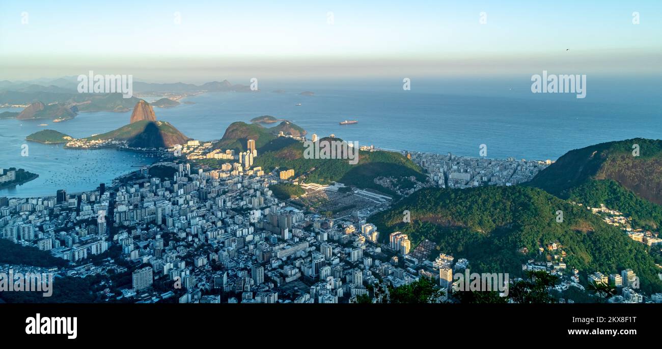 Rio de Janeiro - March 10, 2022: panorama of the city of Rio de Janeiro ...