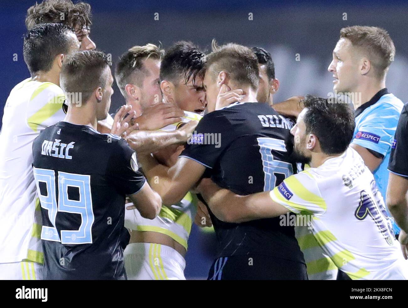 20.09.2018., Zagreb, Croatia - UEFA Europa League, group D, round 1 ...