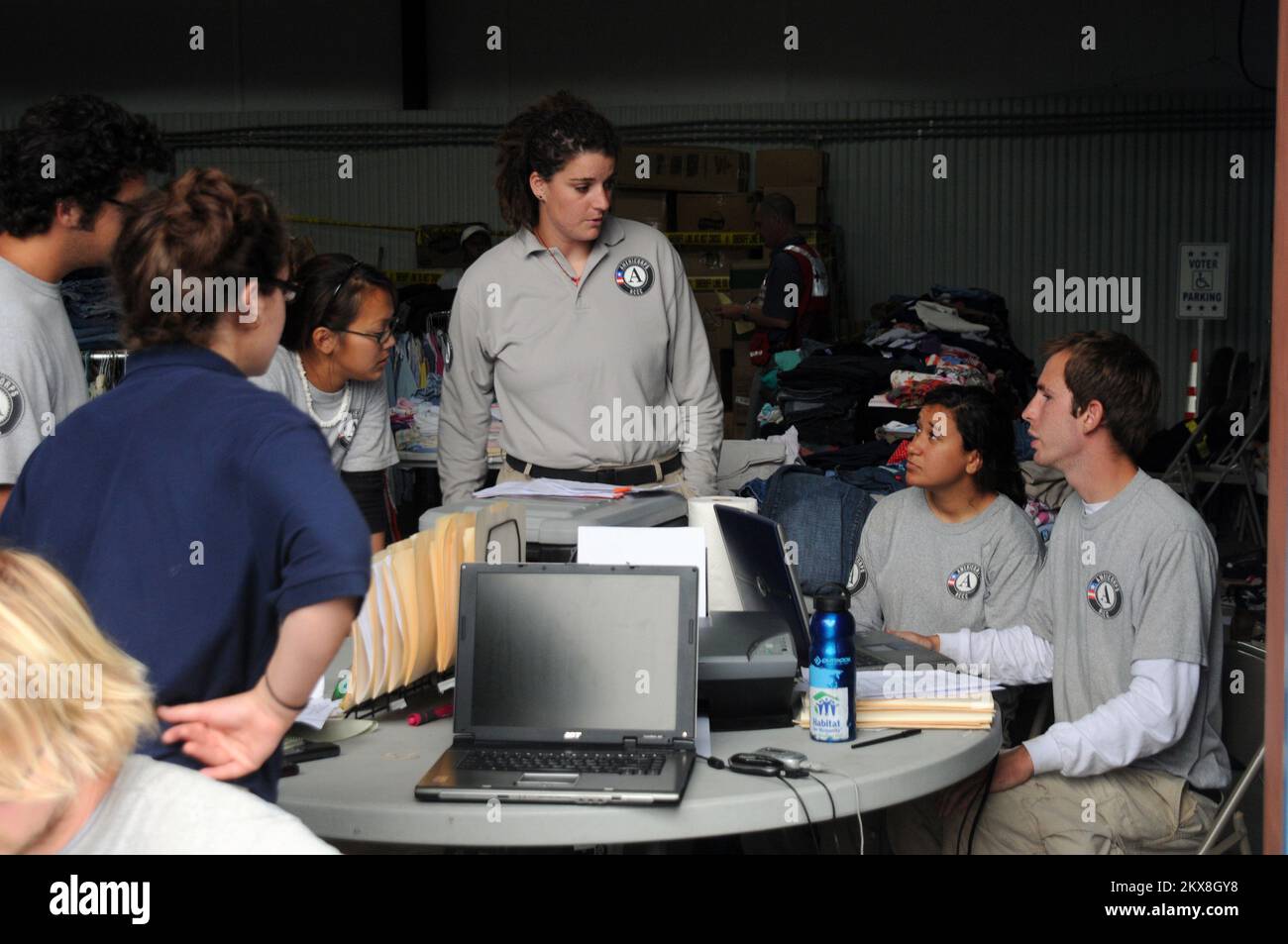 AmeriCorps Team at Holmes County Disaster Staging Area. Mississippi ...