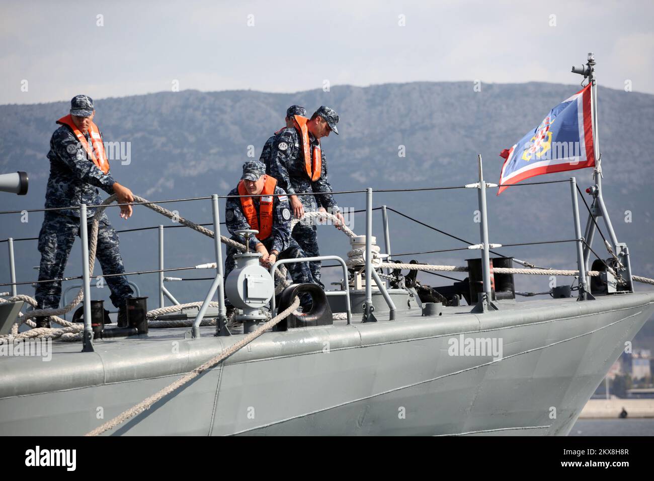 24.09.2018.Split - Vukovar rocket launcher returned to the barracks ...