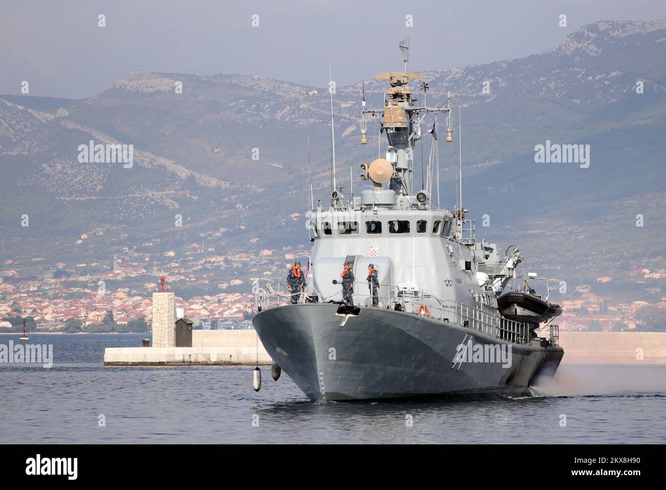24.09.2018.Split - Vukovar rocket launcher returned to the barracks ...