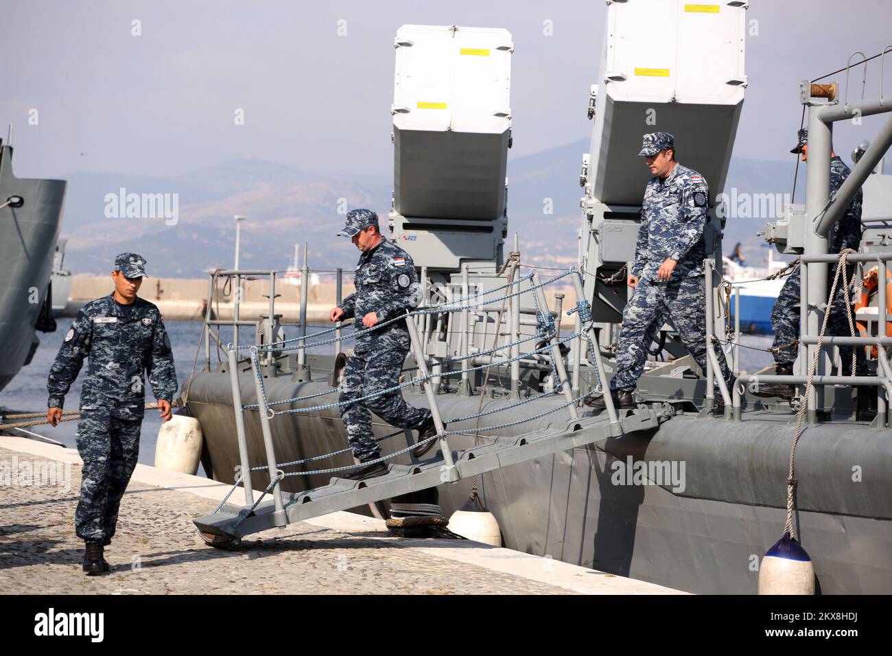 24.09.2018.Split - Vukovar rocket launcher returned to the barracks ...