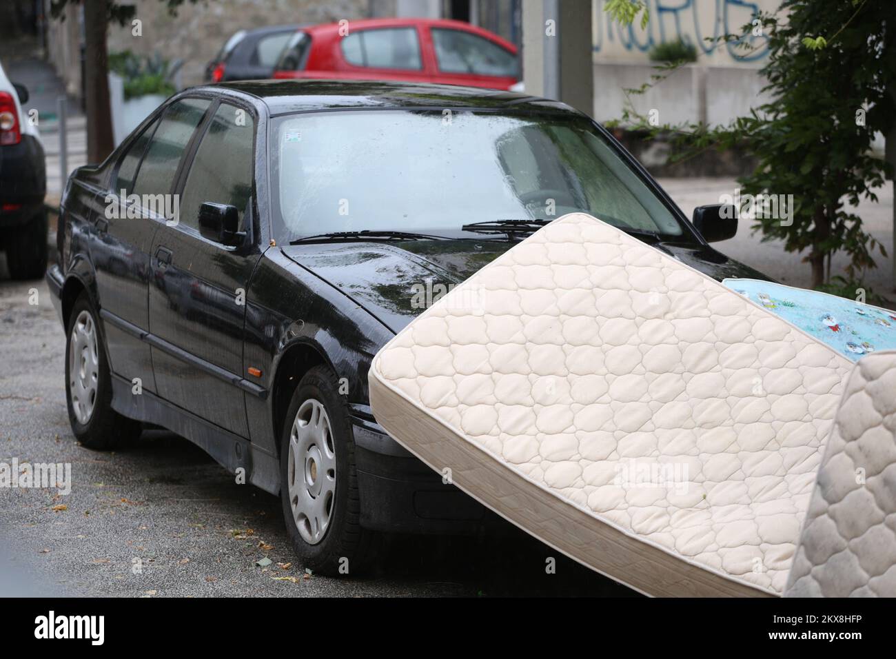 24.09.2018., Split - Rain and strong wind Bura disrupted traffic in ...
