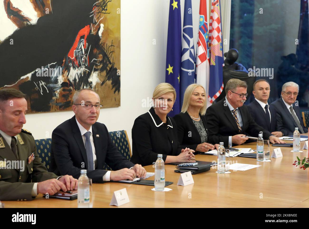 08.10.2018., Zagreb - President of the Republic of Croatia Kolinda ...