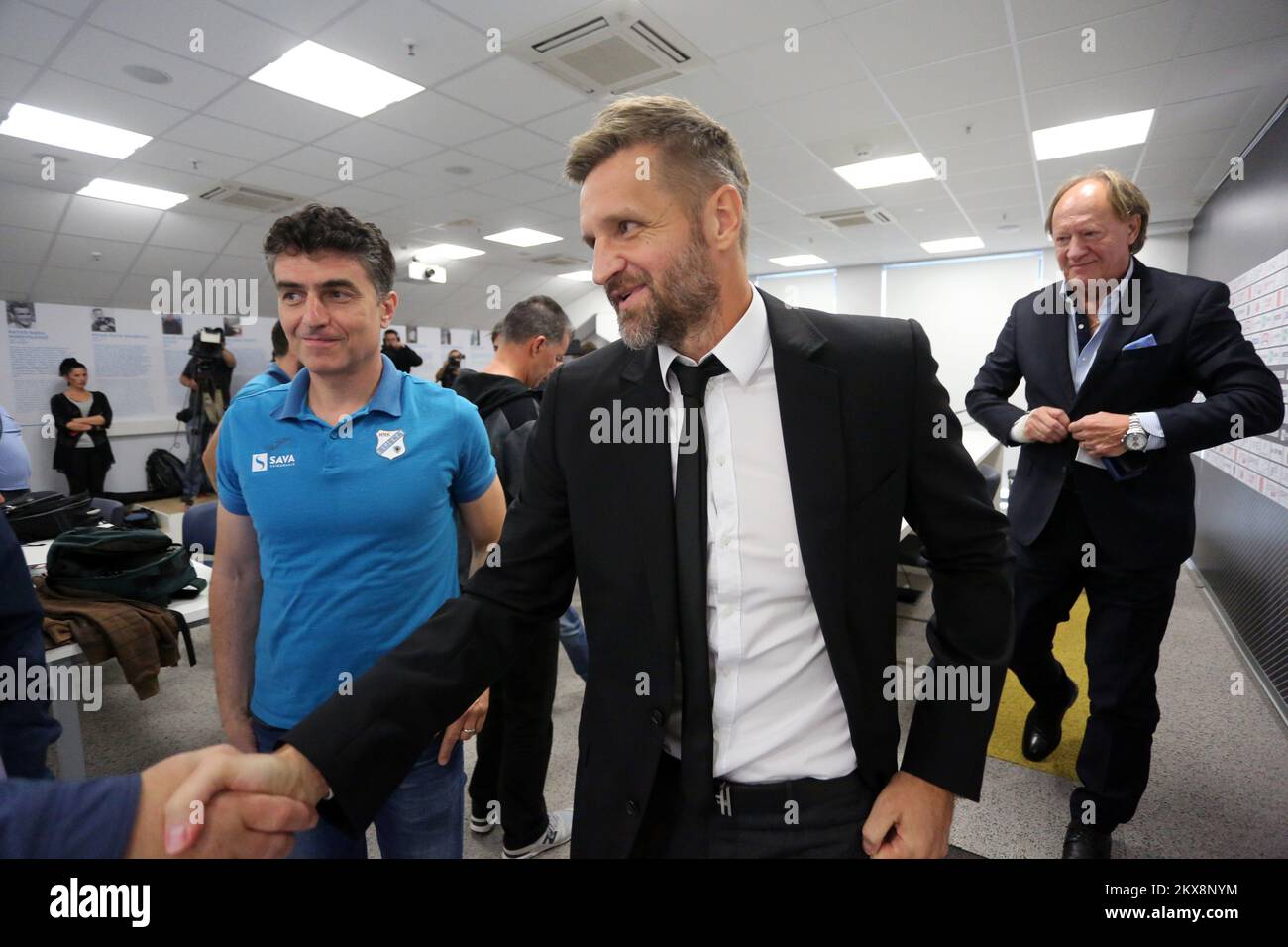 Liverpool player presentation hi-res stock photography and images - Alamy