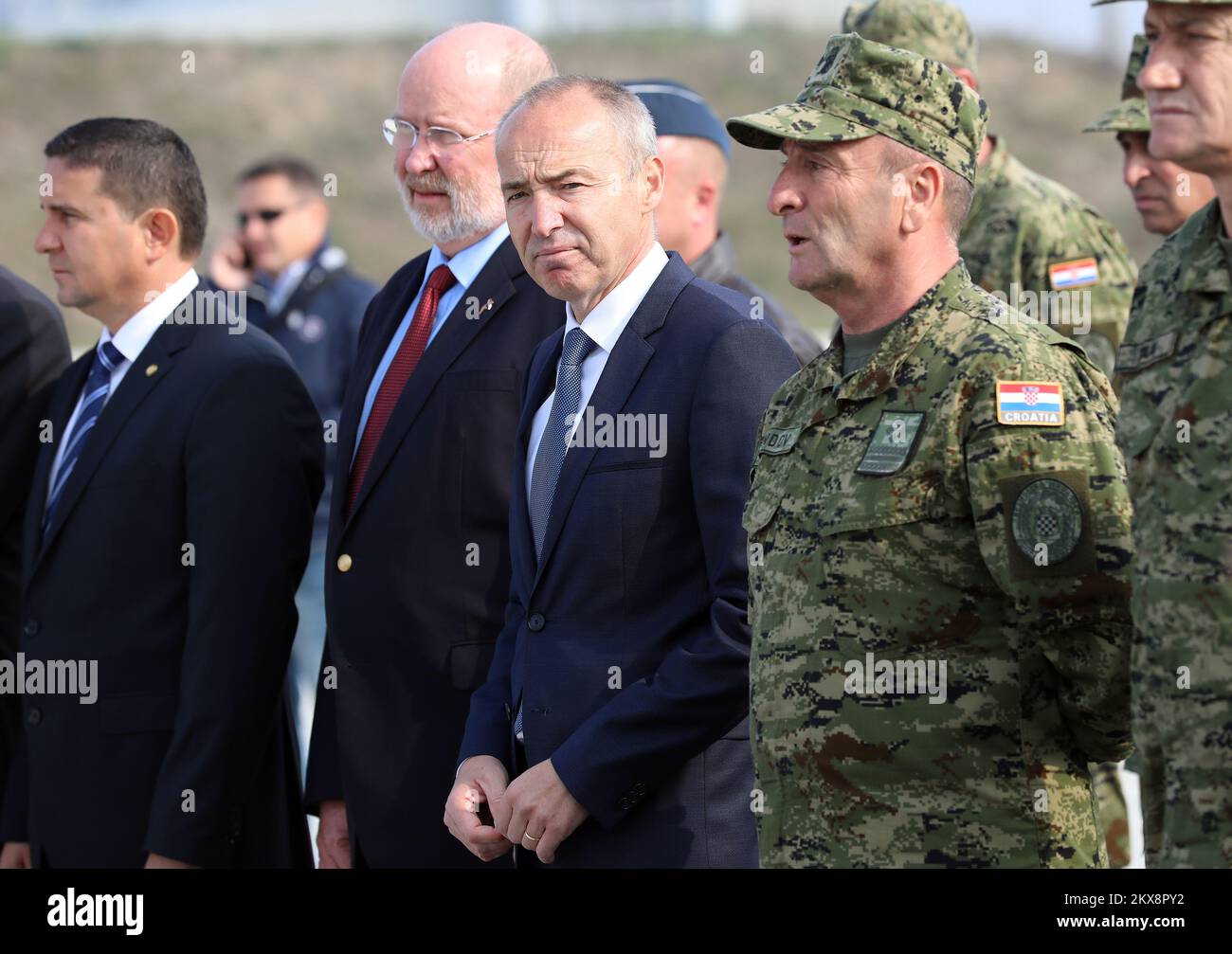 12.10.2018., Zagreb - Black Hawk UH-60 M Viking Helicopters, which was ...