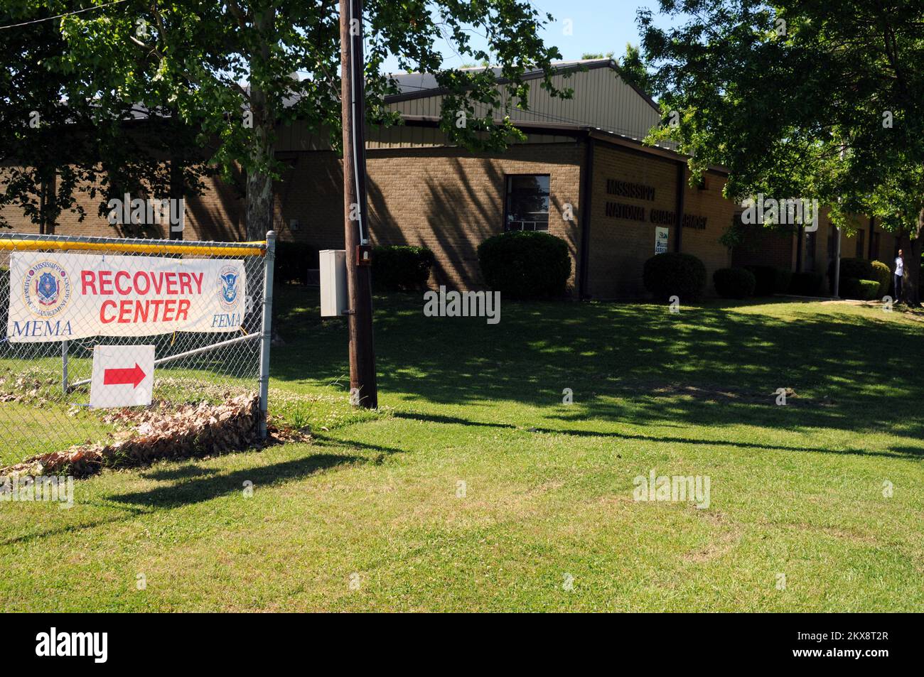 Signs at the Yazoo FEMA and MEMA Disaster Center in MS. Mississippi ...