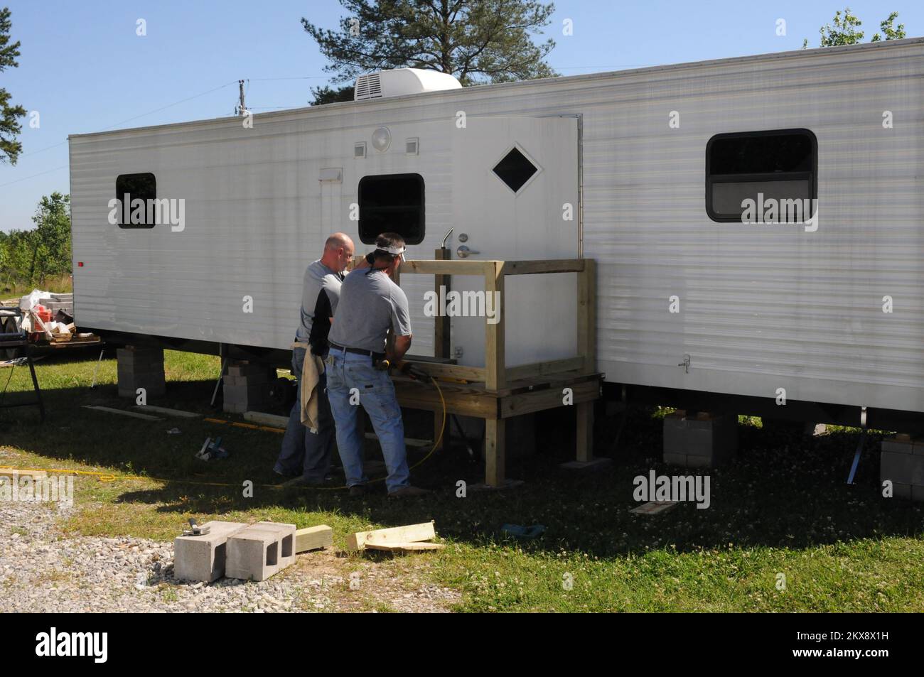 FEMA Housing Units in Choctaw County, Mississippi. Mississippi Severe ...