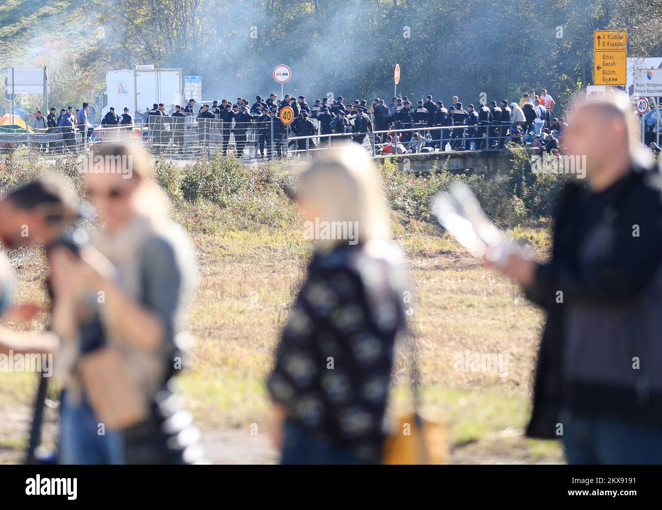 24.10.2018., Croatia, Border crossing Maljevac - The migrants in Bosnia ...
