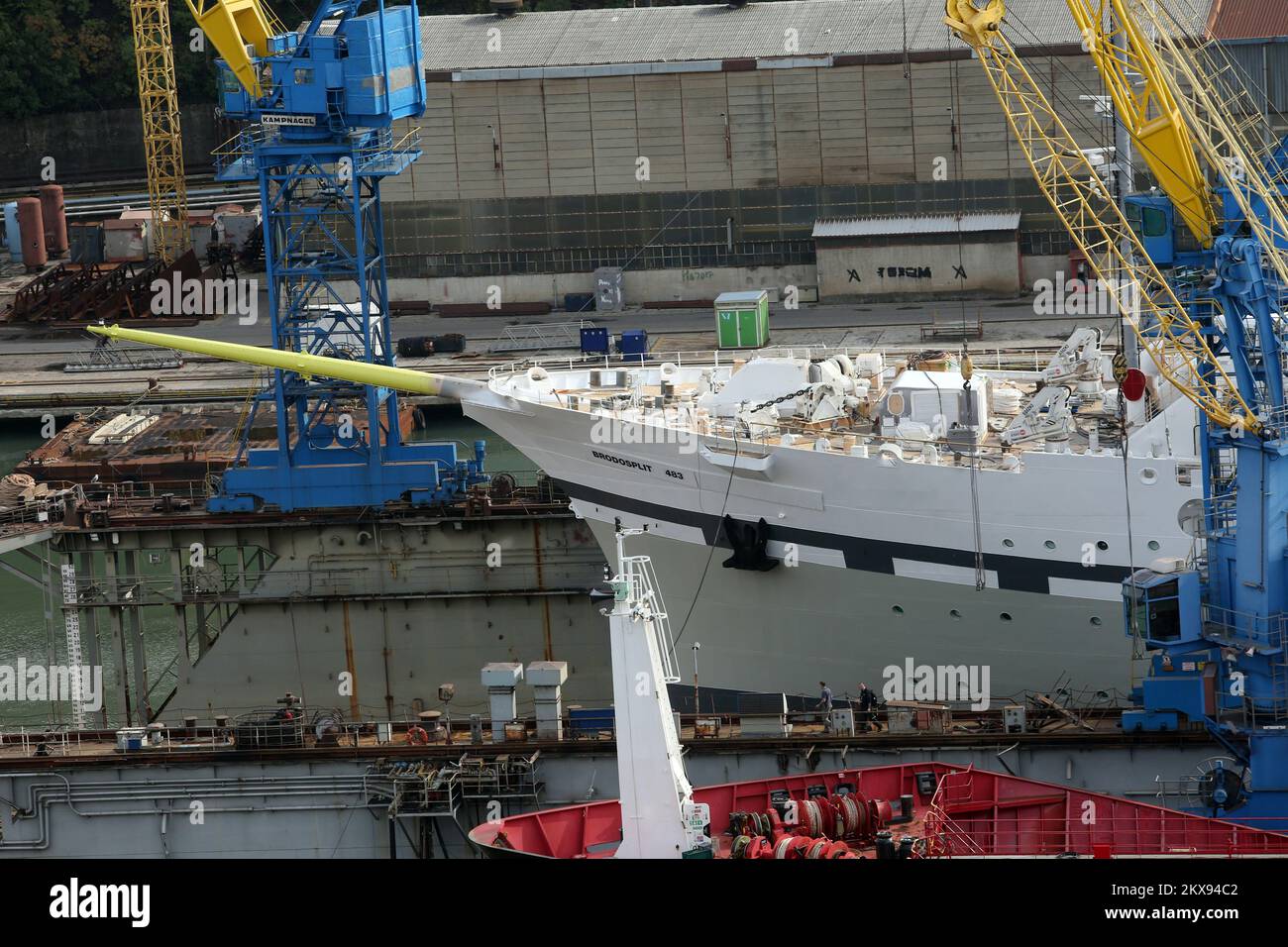 04.11.2018., Rijeka - The sailing boat built in Brodosplit shipyard in ...