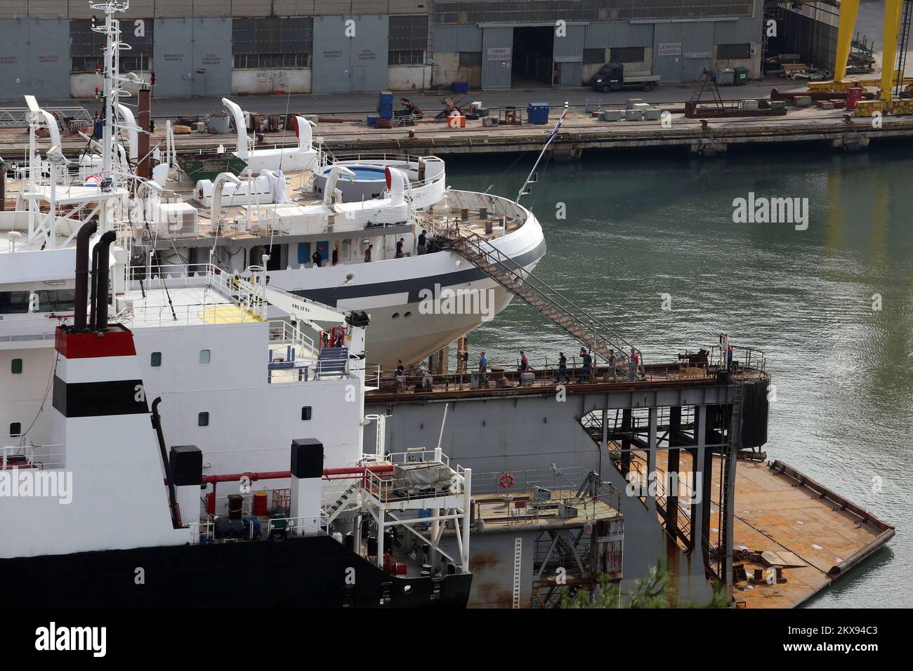 04.11.2018., Rijeka - The sailing boat built in Brodosplit shipyard in ...