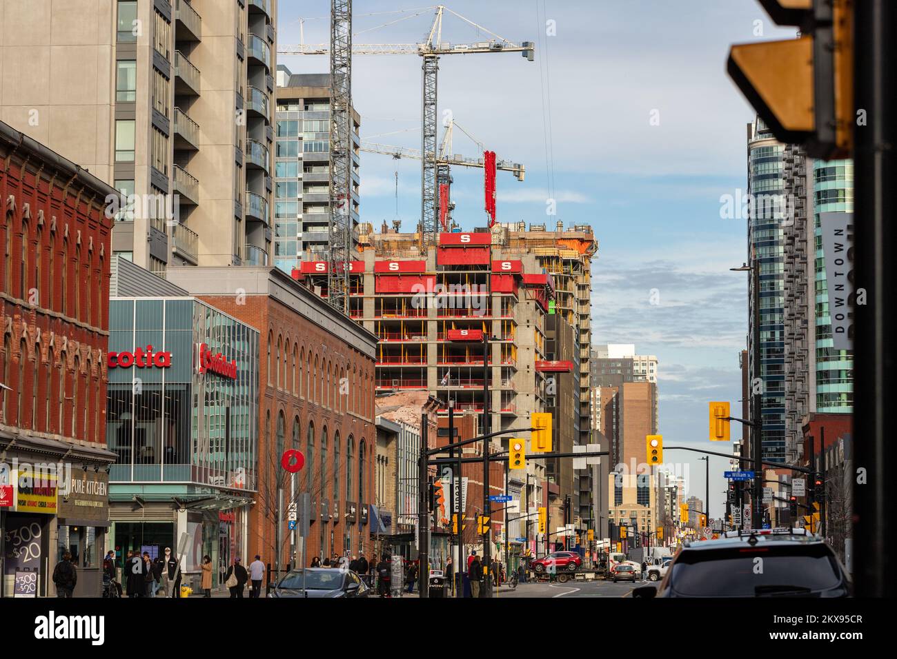 Ottawa, Canada - November 5, 2022: Rideau street in downtown Ottawa ...