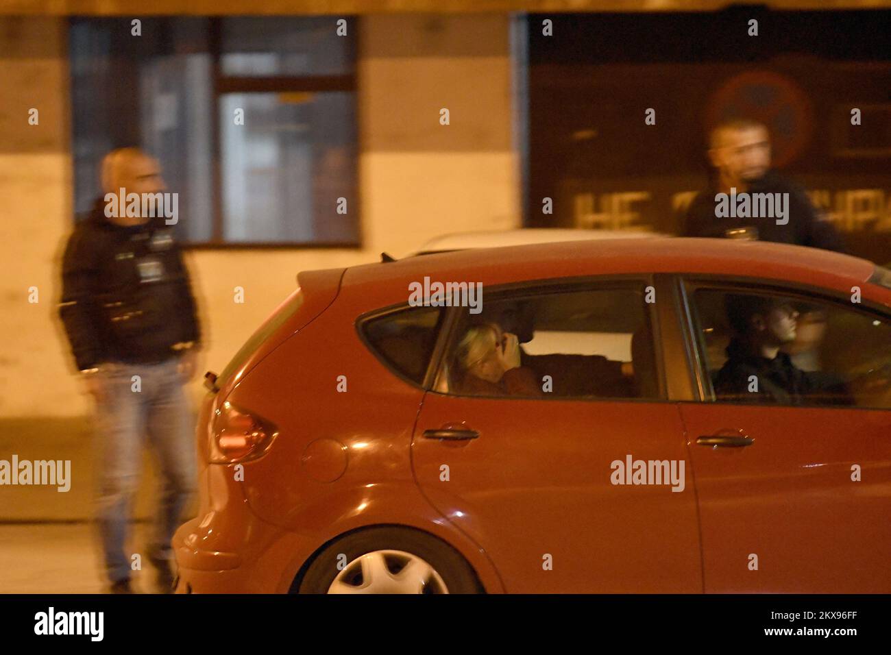 09.11.2018.Skopje, Macedonia - Macedonian businessman Orce Kamcev and former secret police chief ...