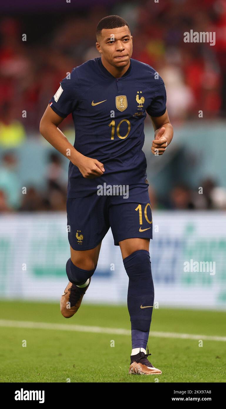 Ar Rayyan, Qatar, 30th November 2022. Kylan Mbappe of France in action ...
