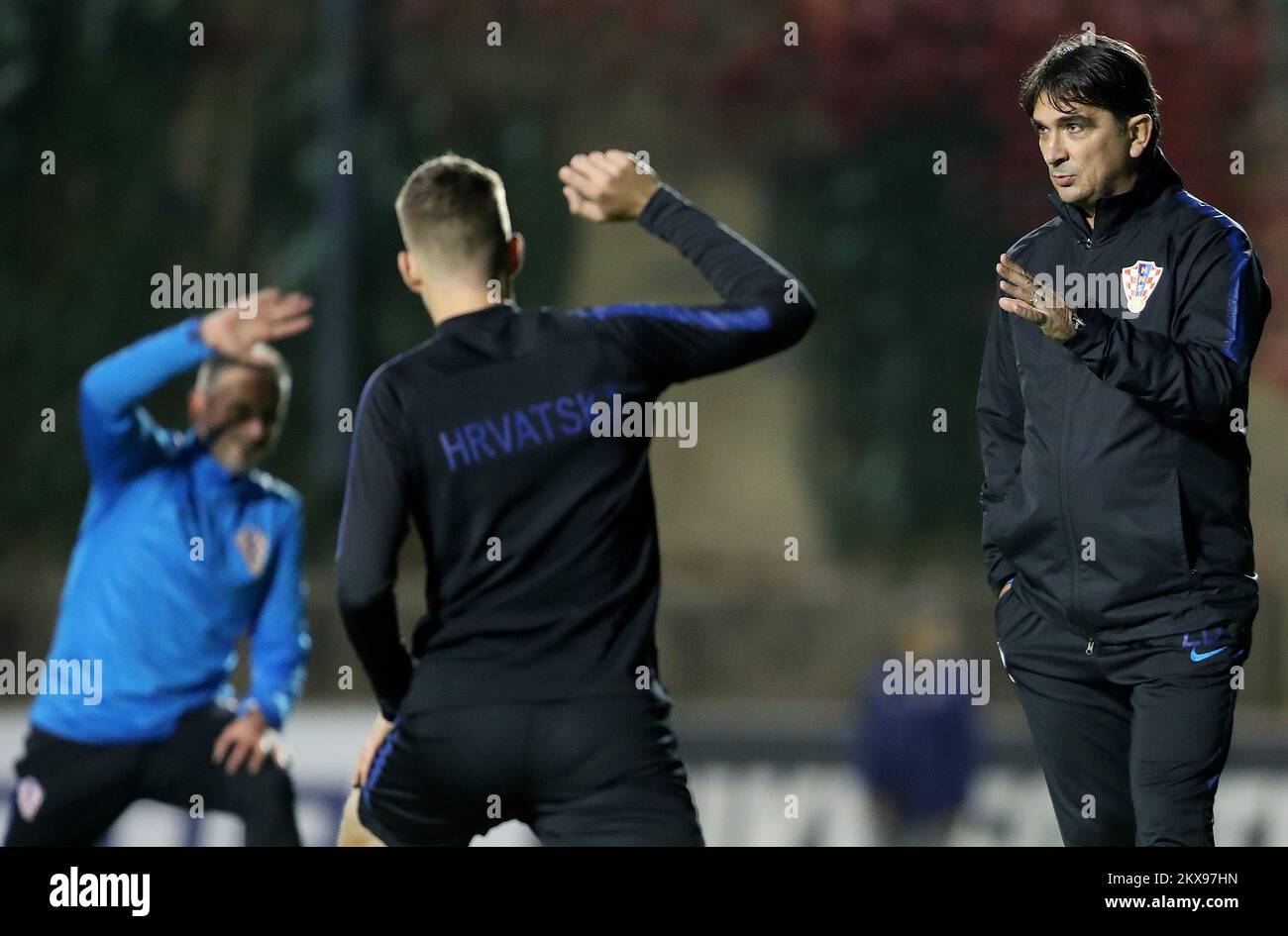 12.11.2018., stadium Hitrec Kacian, Zagreb, Croatia - Croatian national ...
