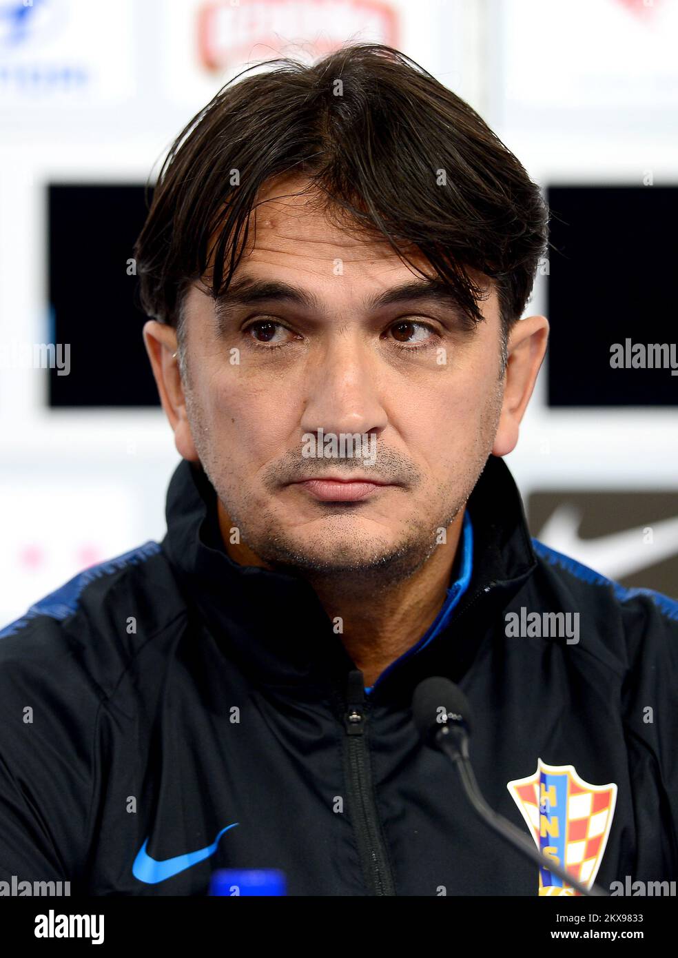 14.11.2018., Zagreb, Croatia - Press conference Croatian football team ...