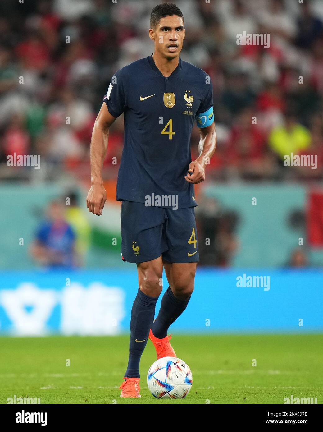 Rapahel Varane of France during the FIFA World Cup Qatar 2022 match ...